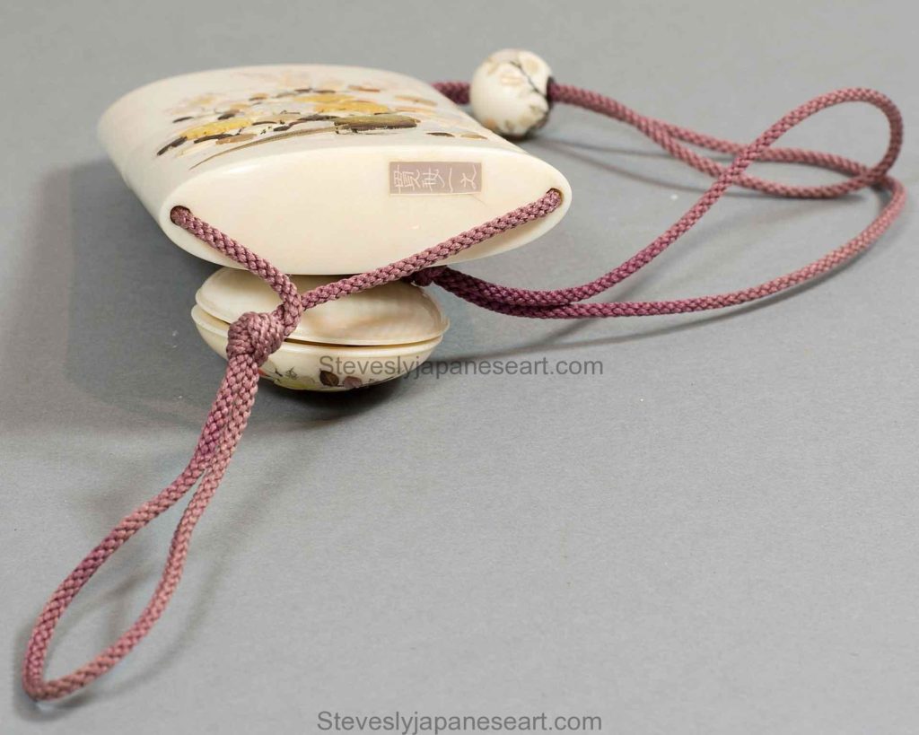 FINE QUALITY JAPANESE IVORY SHIBAYAMA INRO SET | Steve Sly Japanese Art