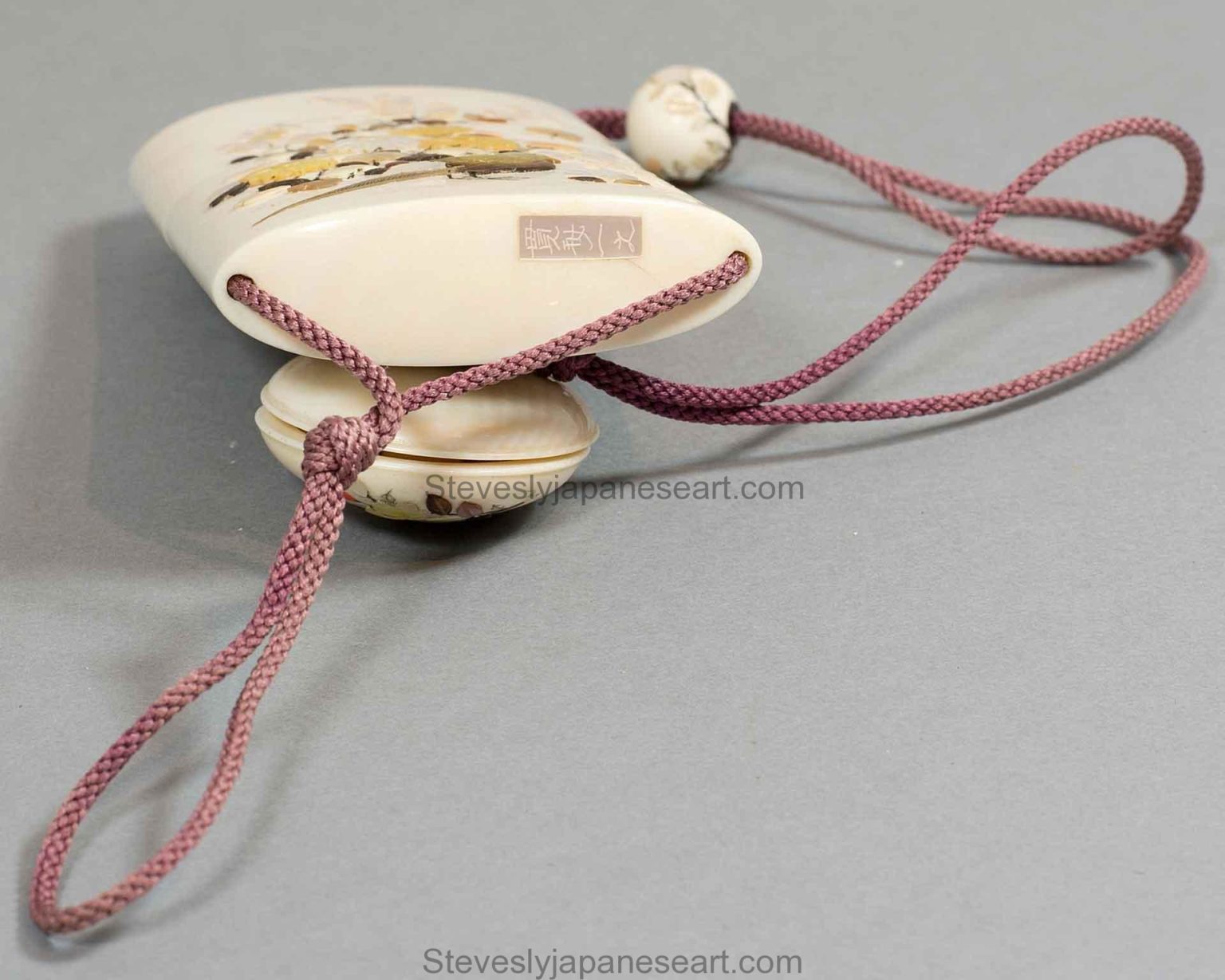 FINE QUALITY JAPANESE IVORY SHIBAYAMA INRO SET | Steve Sly Japanese Art