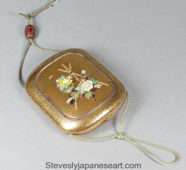 HIGH QUALITY JAPANESE GOLD LACQUER -ENAMEL & SHIBAYAMA INRO | Steve Sly ...