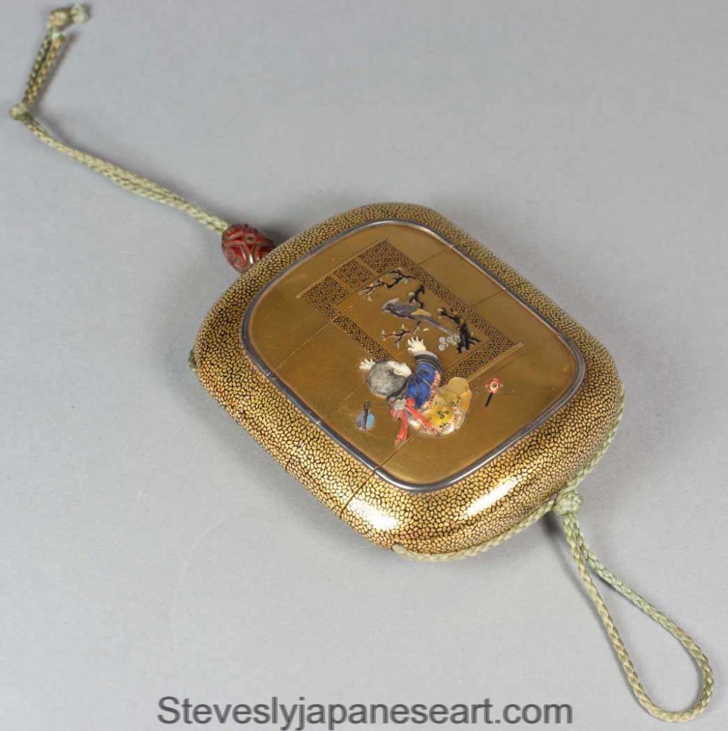 HIGH QUALITY JAPANESE GOLD LACQUER -ENAMEL & SHIBAYAMA INRO | Steve Sly ...