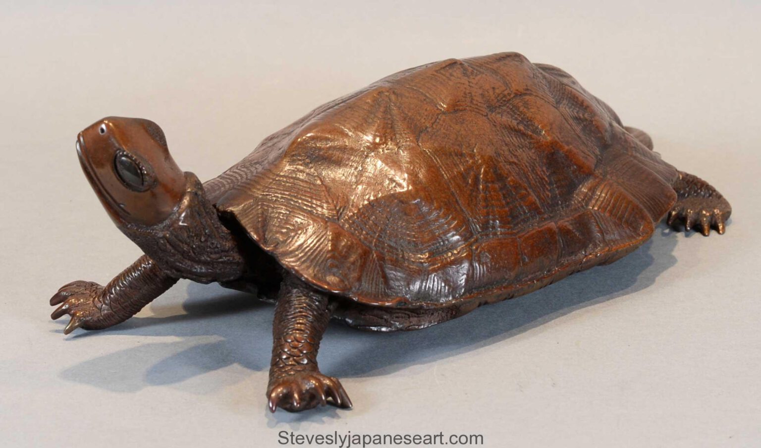 LARGE JAPANESE MEIJI PERIOD BRONZE TORTOISE OKIMONO | Steve Sly ...