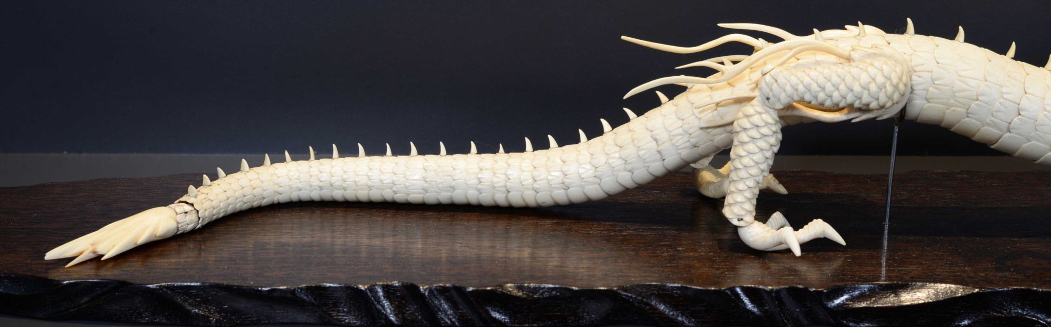 Large Fully Articulated Japanese Ivory Dragon ( Jizai ) Okimono | Steve ...