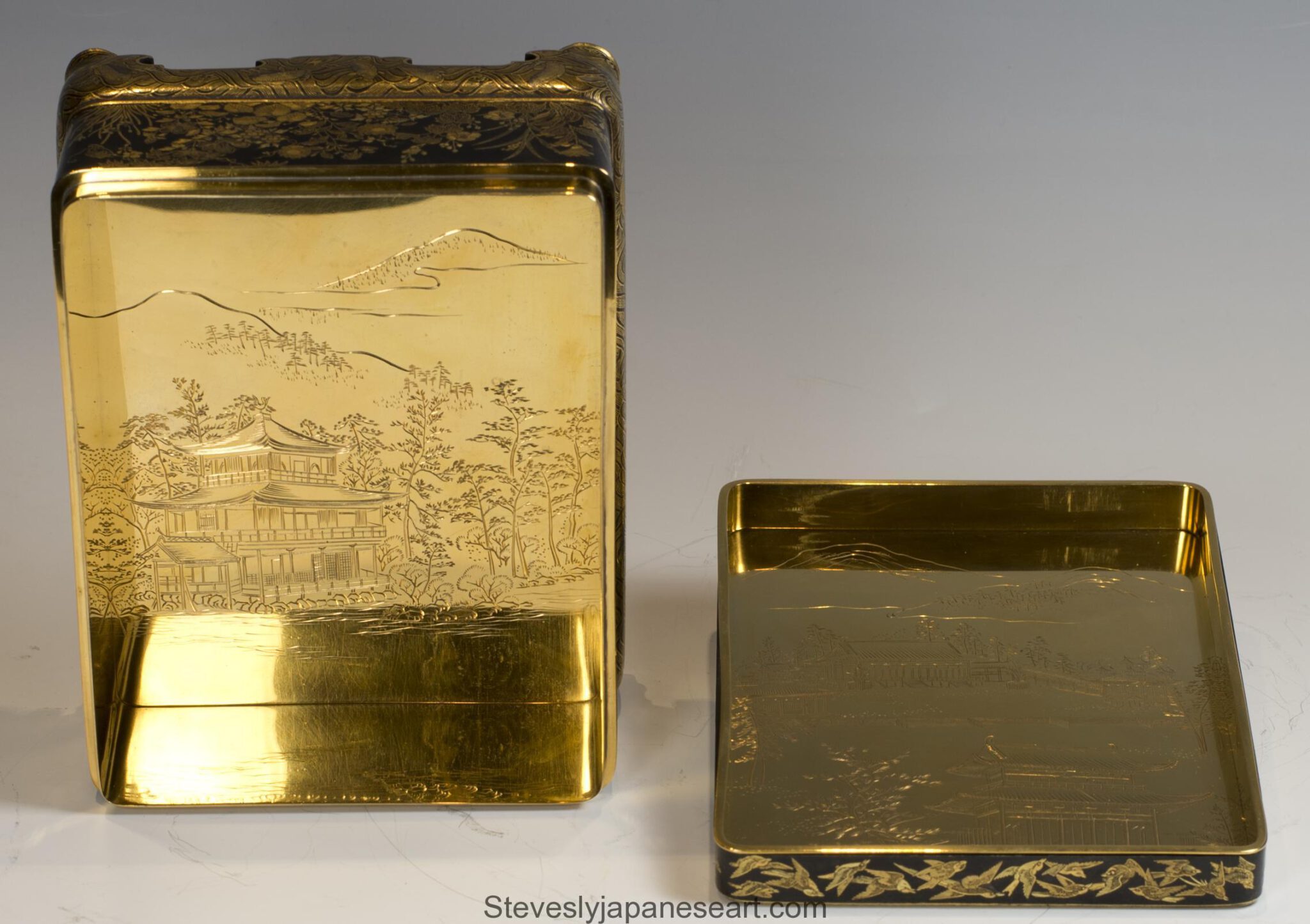 Japanese Iron Box by The Komai Company Of Kyoto | Steve Sly Japanese Art