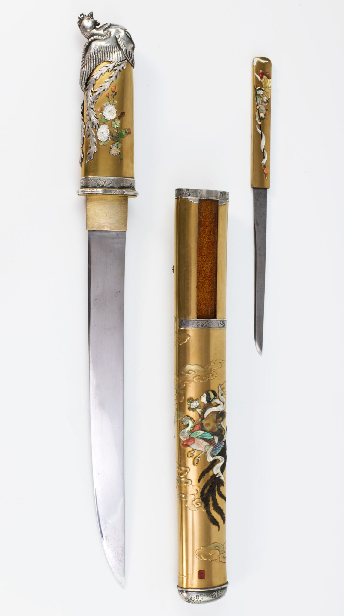 Japanese Gold Lacquer & Shibayama Tanto - Ozeki Company | Steve Sly ...