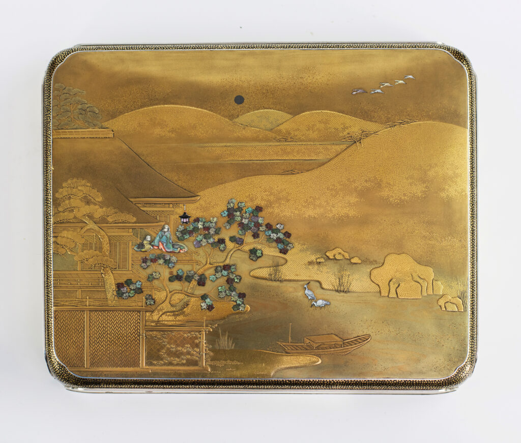 Exceptional Japanese Gold Lacquer & Shibayama Box - Ex Tomkinson ...