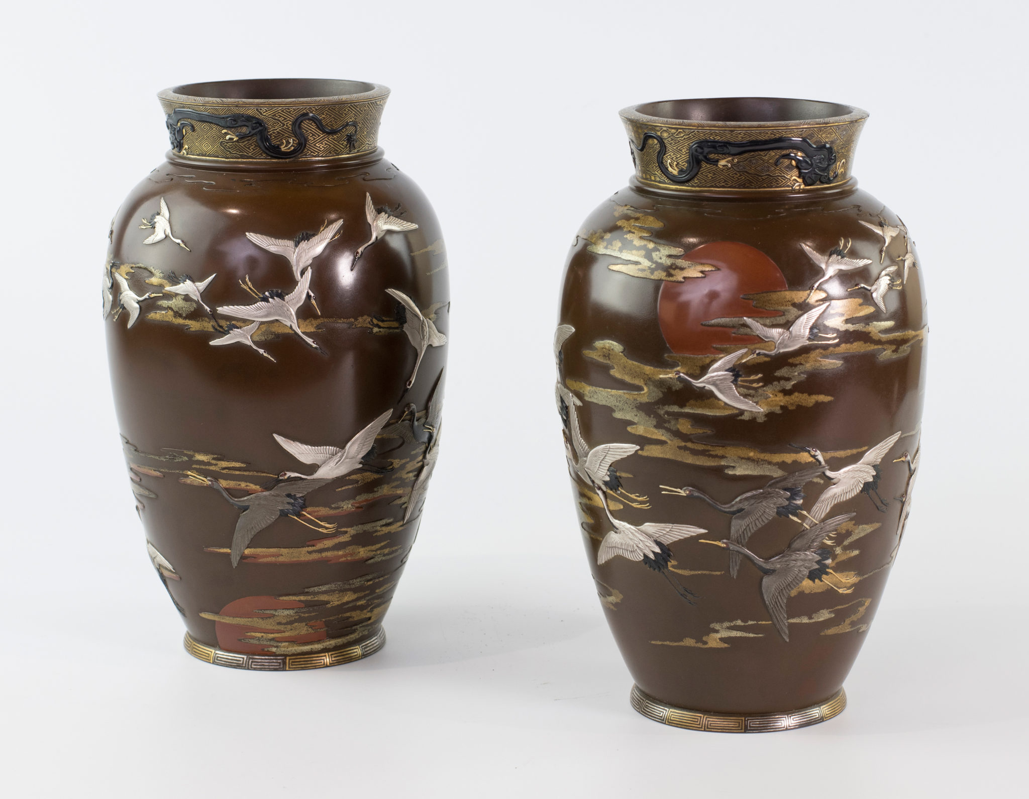 Fascinating Japanese Bronze and Mixed Metal Vases | Steve Sly Japanese Art