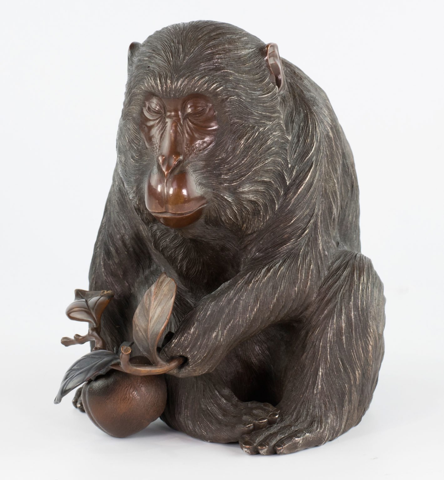 Majestic Japanese Mixed Metal Monkey Okimono by Masaaki | Steve Sly ...