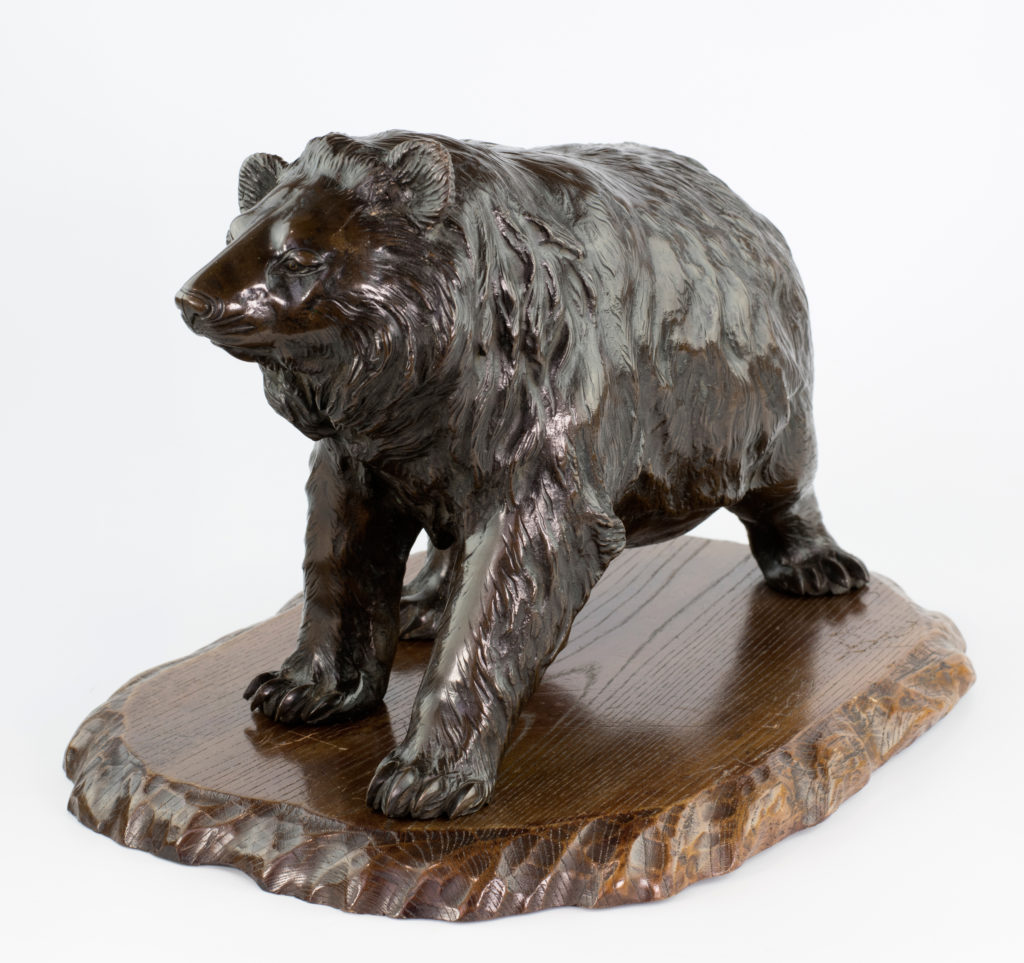 Large Japanese Bronze Bear Okimono - Akasofu Gyokko | Steve Sly ...