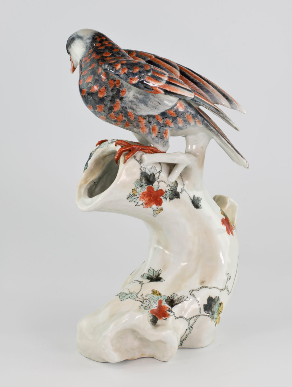 Japanese Ceramic Pigeon Okimono - Makuzu Kozan II | Steve Sly Japanese Art