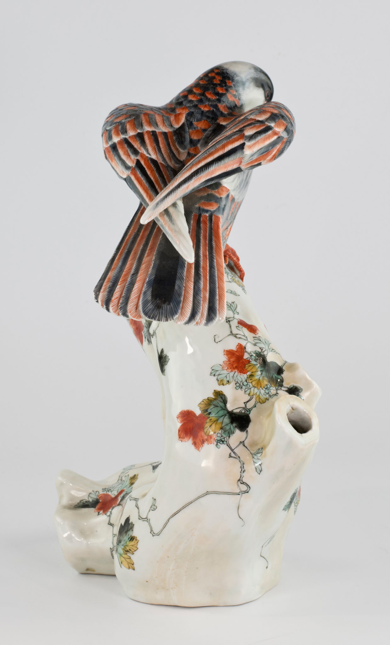 Japanese Ceramic Pigeon Okimono - Makuzu Kozan II | Steve Sly Japanese Art