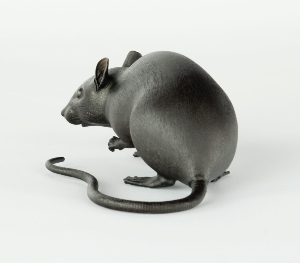 Fine Quality Japanese Bronze Rat Okimono - Artist Signed | Steve Sly ...
