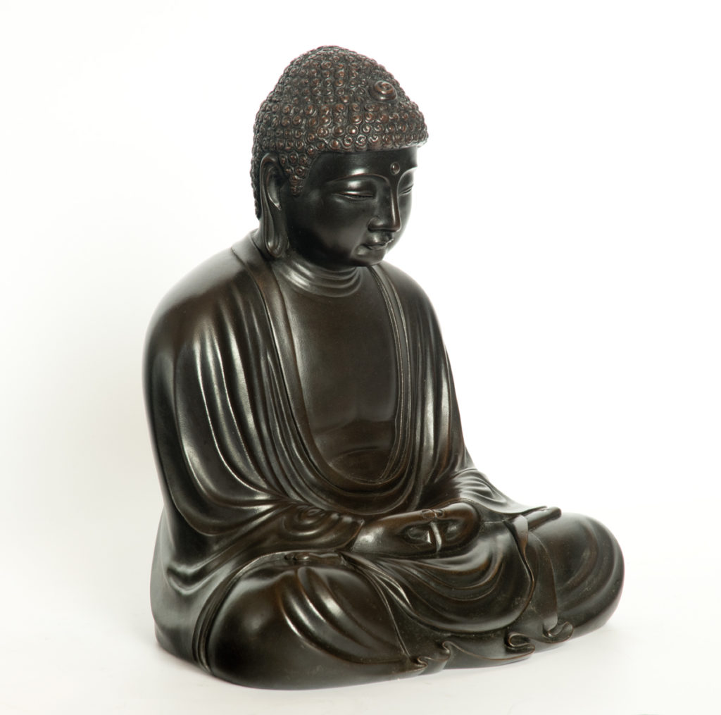 Japanese Bronze Of The Great Buddha At Kamakura | Steve Sly Japanese Art