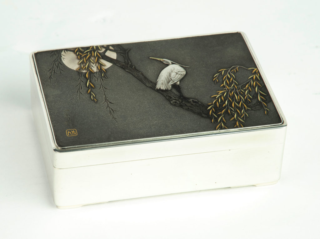 Japanese Silver and Shibuichi Lidded Box - Sato Kazuhide | Steve Sly ...