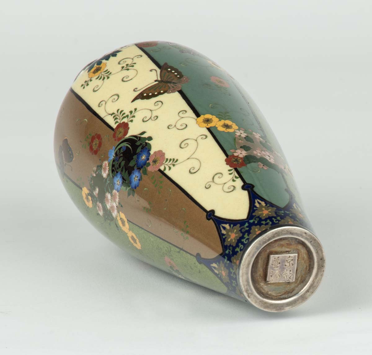 Japanese Cloisonne Enamel Vase - Namikawa Yasuyuki | Steve Sly Japanese Art