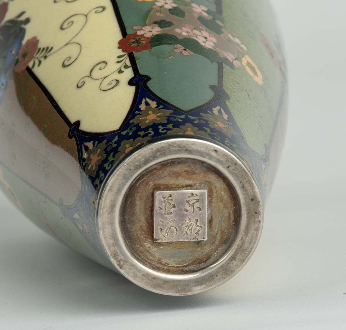 Japanese Cloisonne Enamel Vase - Namikawa Yasuyuki | Steve Sly Japanese Art