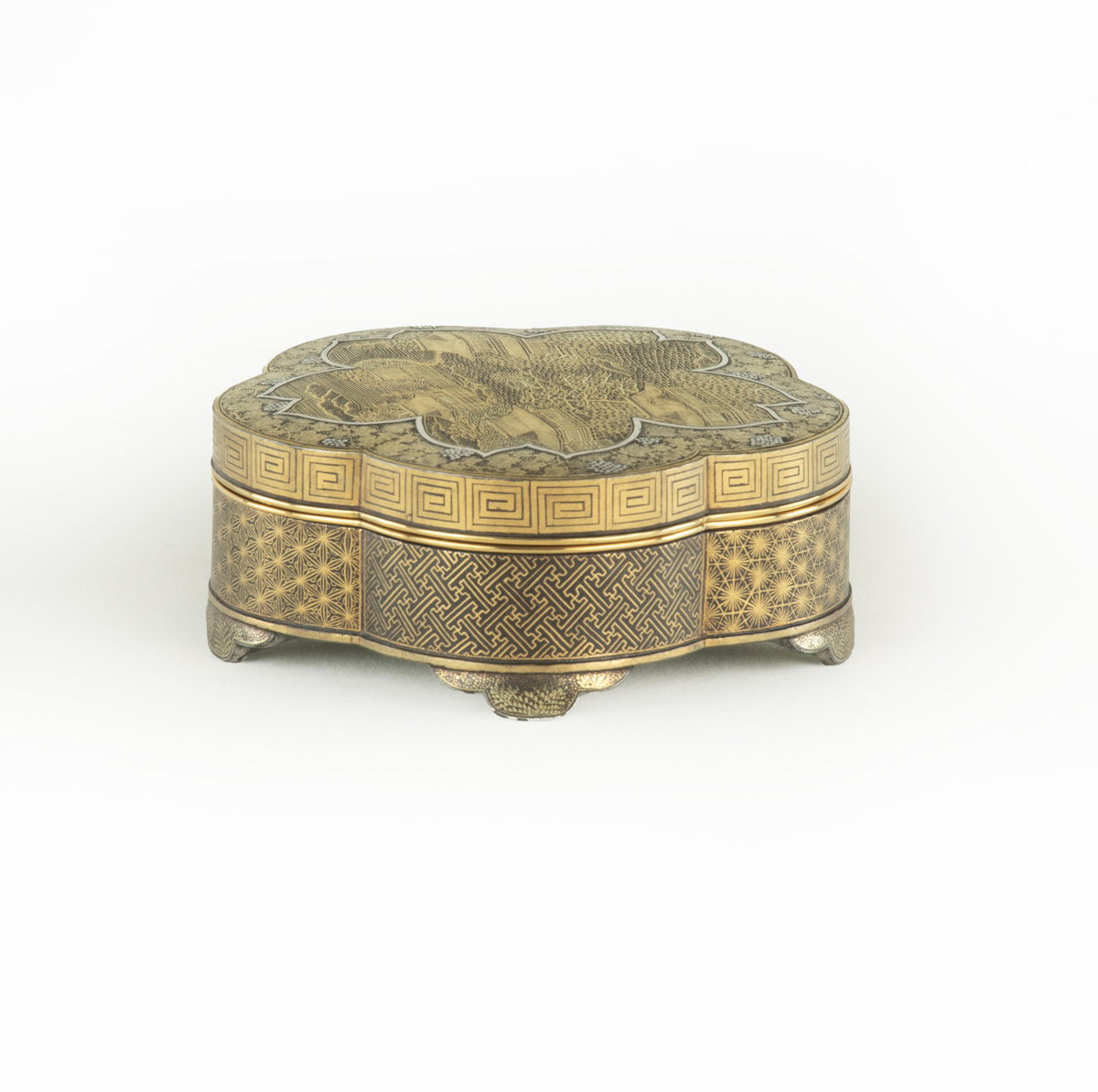 Exquisite Quality Japanese Komai Iron Box - Okuno Company Kyoto ...