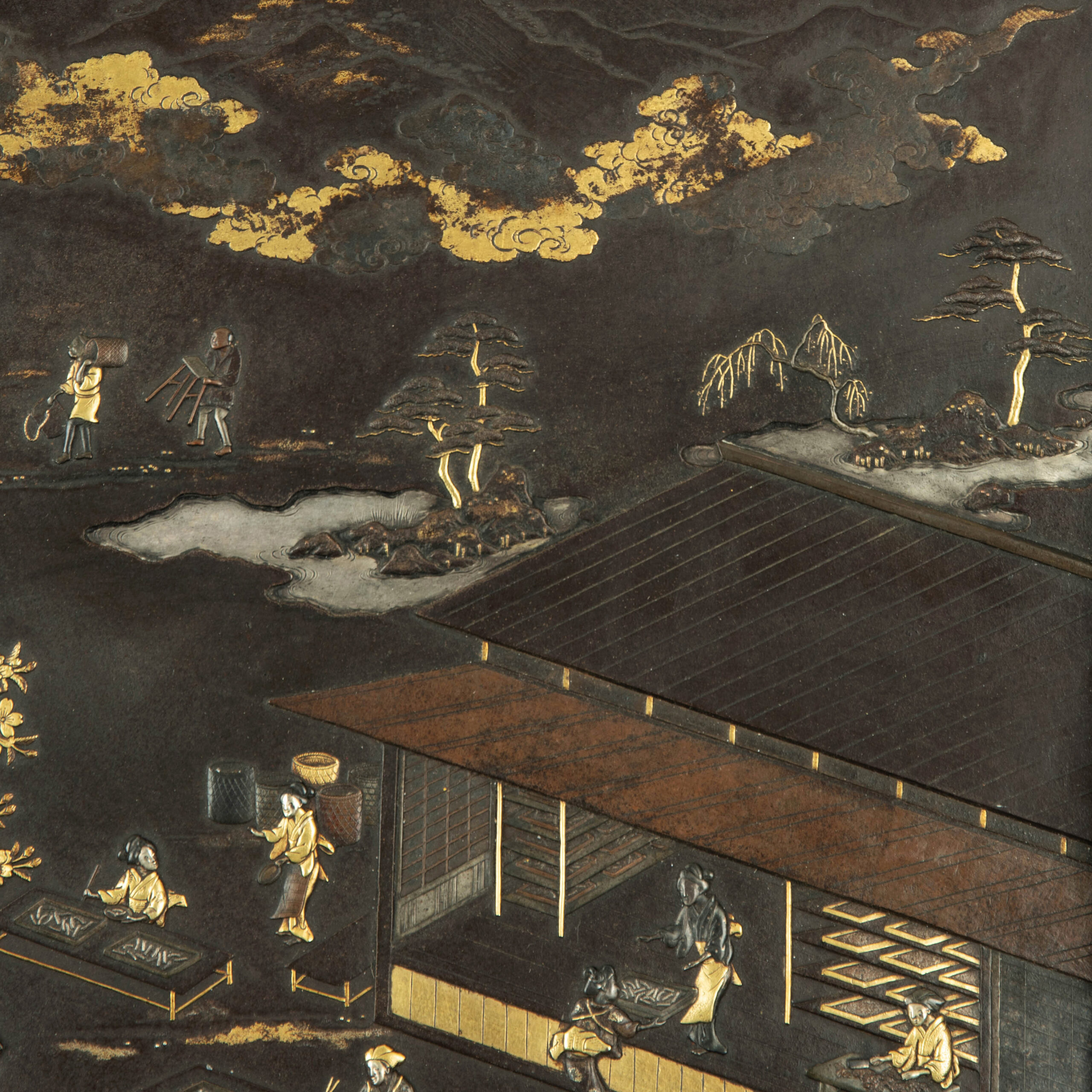 Fascinating Japanese Iron Panel - Komai Company of Kyoto | Steve Sly ...