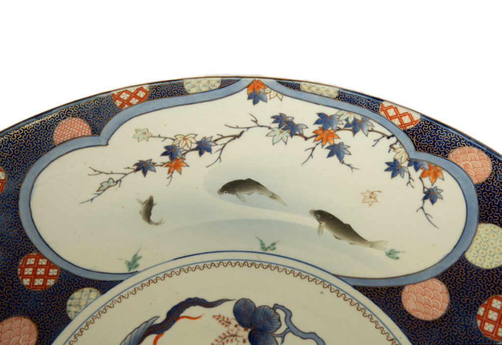 Large Japanese Ceramic Charger by Fukagawa Seiji Company | Steve Sly ...