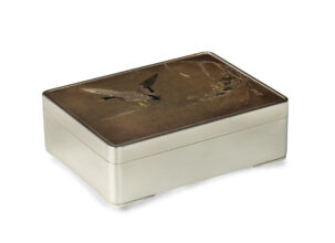 Charming Japanese Pure Silver and Mixed Metal Table Box | Steve Sly ...