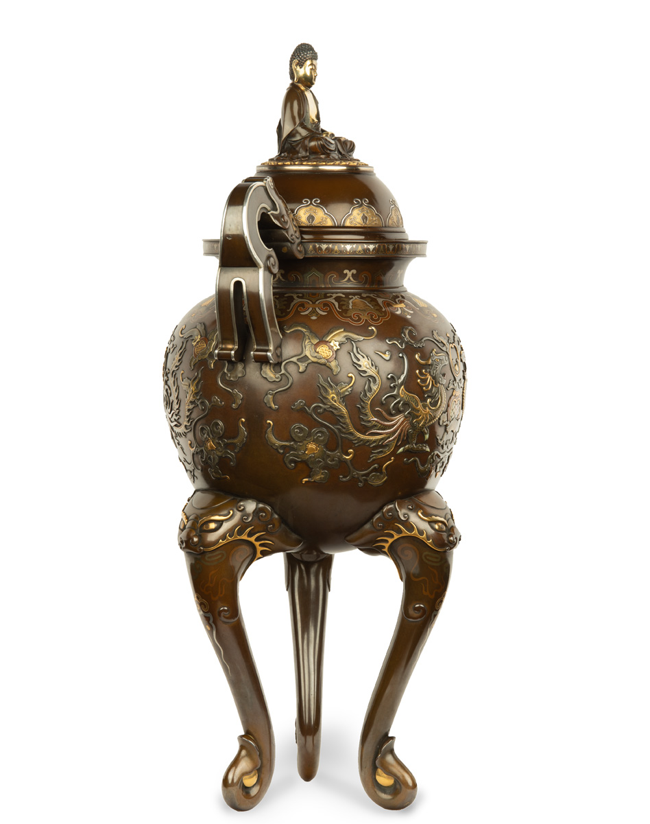 Exquisite Japanese Mixed Metal Koro- Takaoka School. | Steve Sly ...