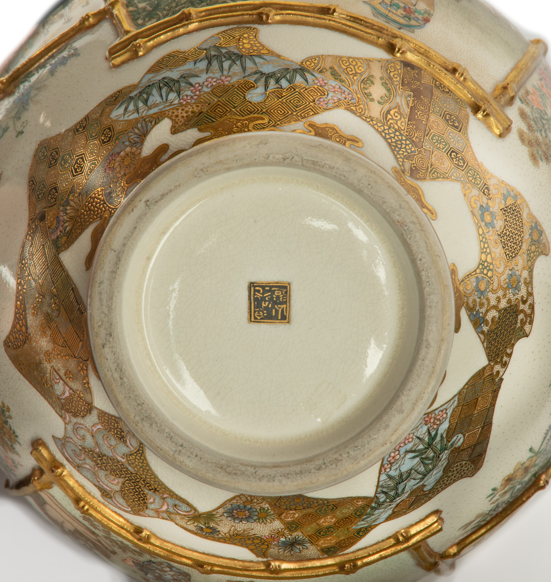 Very Fine Japanese Satsuma Vase by Kinkozan | Steve Sly Japanese Art