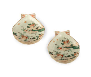 Rare Pair of Japanese Arita Clam Shell Dishes- Edo Period | Steve Sly ...
